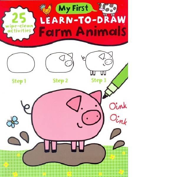 My First Learn To Draw Farm Animals - Books-Colouring & Activity ...