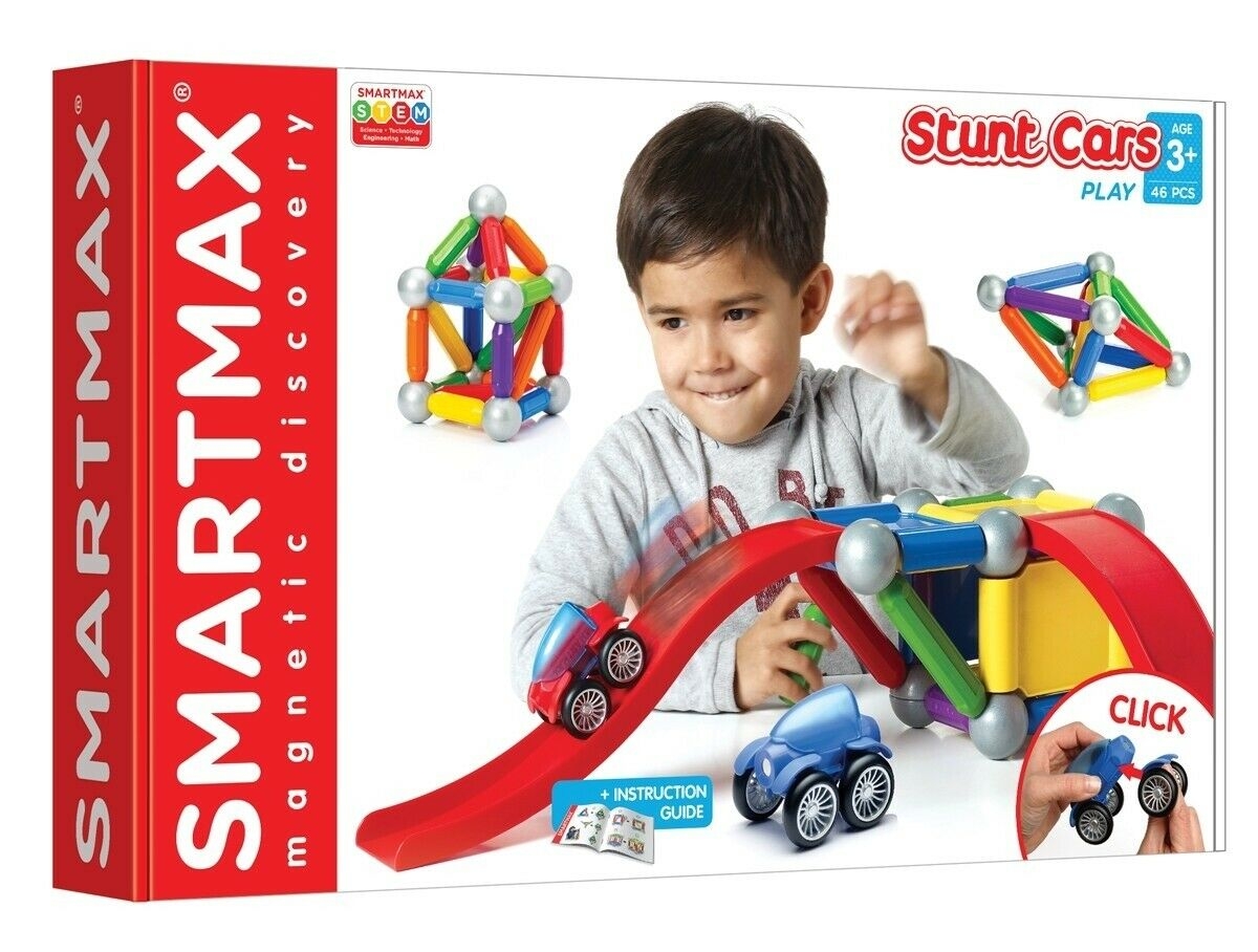 SmartMax Basic Stunt, 46pcs - S.T.E.M-Magnetism : Craniums - Books ...